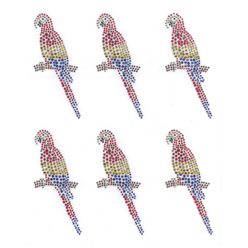 S9034-SMALL PARROT, BIRDS SOLD BY SHEET 6PCS, Isaac's Designs